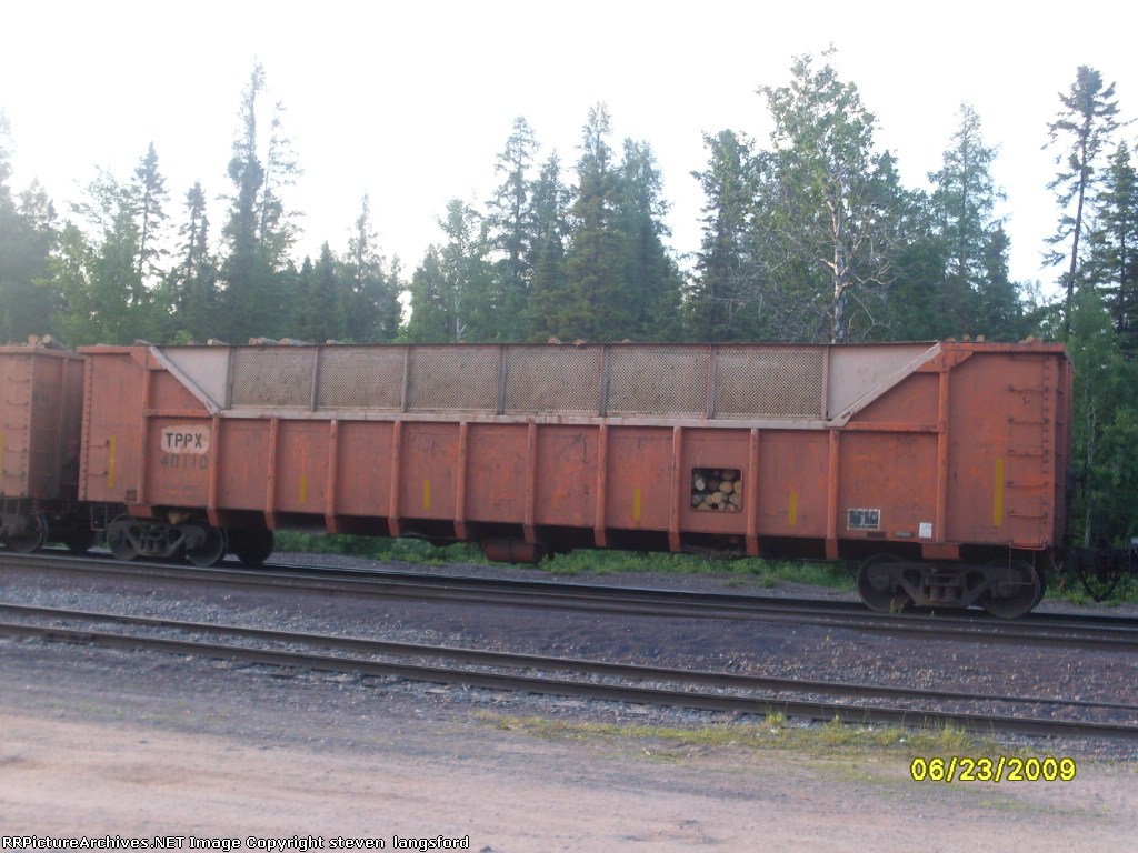 Loaded Pulpwood Cars